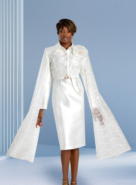 Elegance in White: Unveiling the Timeless Allure of White Church Suits ...