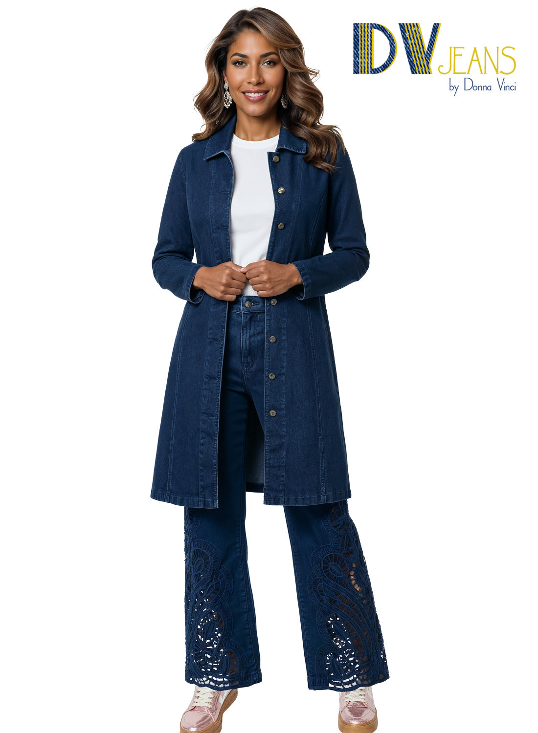 Donna Vinci JEANS, Style 8516 - 2pc. Jacket & Pant Set – Women Suits